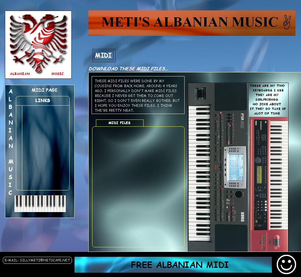 Meti's Albanian Music::... ~Albanian MIDI~