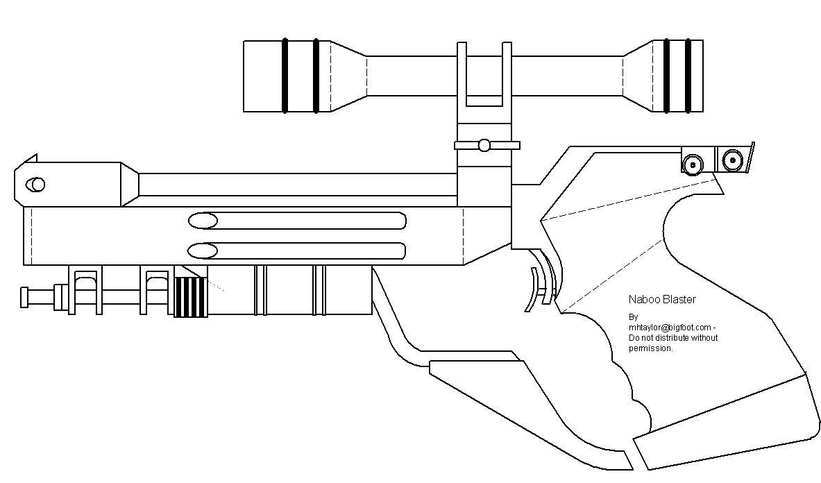 Blasters - Drawing Board - Wan-Obi Jedi's Amateur Prop Workshop