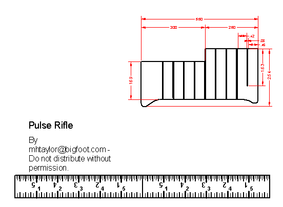 Pulse Rifle - Drawing Board - Wan-Obi Jedi's Amateur Prop Workshop