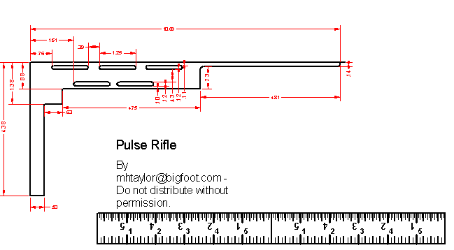 Pulse Rifle - Drawing Board - Wan-Obi Jedi's Amateur Prop Workshop