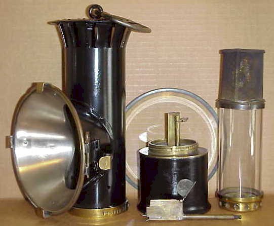 Mine Locomotive Benzene Safety Lamp