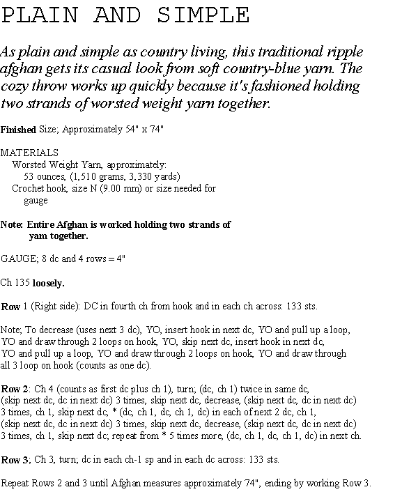 Simple Ripple Pattern