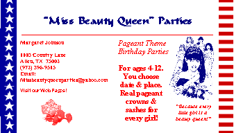 Miss Beauty Queen Parties