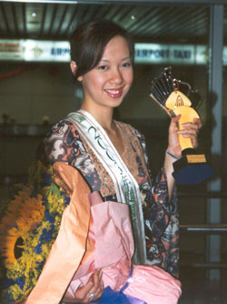 Rachel Tan Weng Kim Miss Malaysia Chinese International 2002