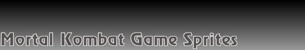 Ultimate Mortal Kombat 3 Sprites