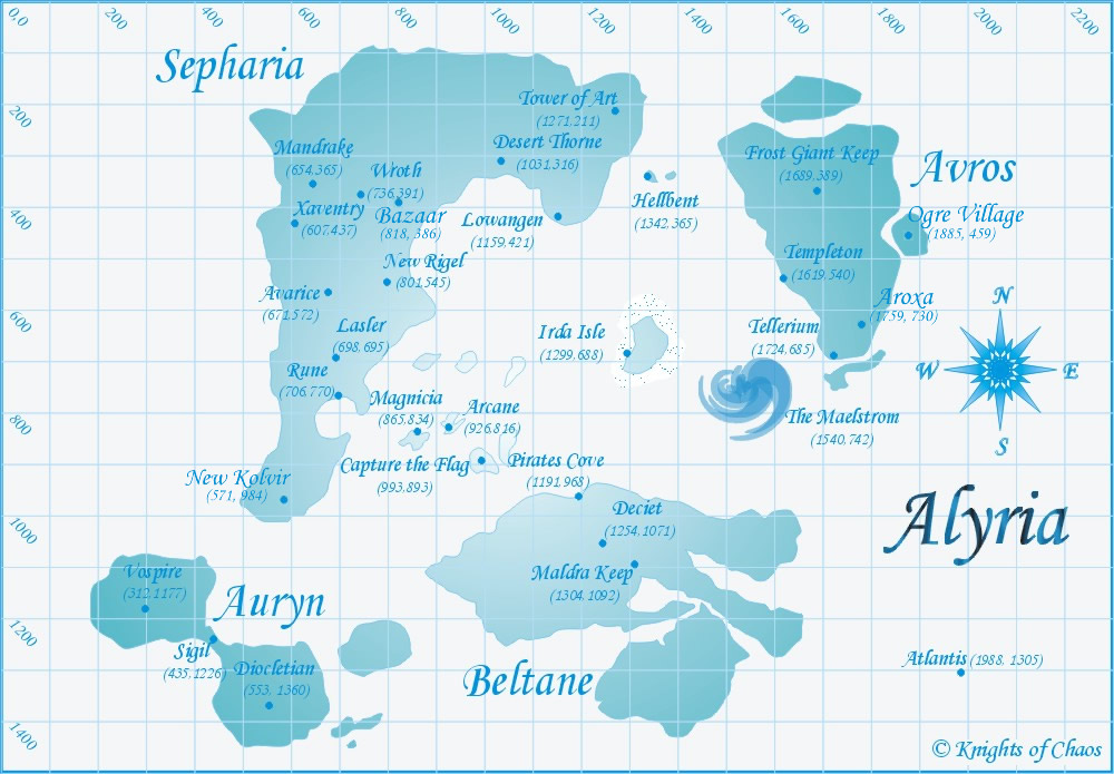 Maps of Alyria