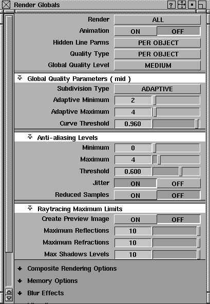 Set a high rendering quality