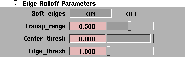 The Edge Rolloff Parameters determine how the texture's transparency ...