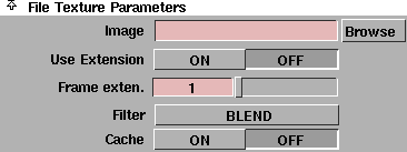 The File Texture Parameters let you set an image to be used as a ...