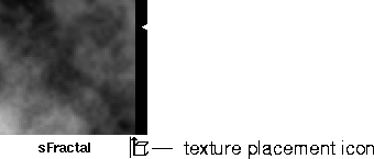 To position an environment texture or a solid texture: