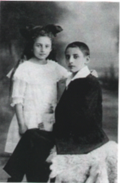 Hans Freudenthal and his sister Lotte Freudenthal