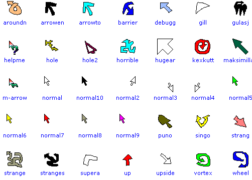 Mortens icons and cursors