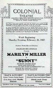 Musical Theater Research Project: Sally