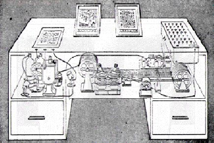 Vannevar Bush's theoretical Memex machine