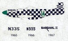 Red Pegasus Decals - E.D. Weiner's P-51D's N335, 1965-69 decal details