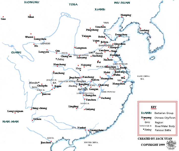 Romance Of the 3 Kingdoms Maps