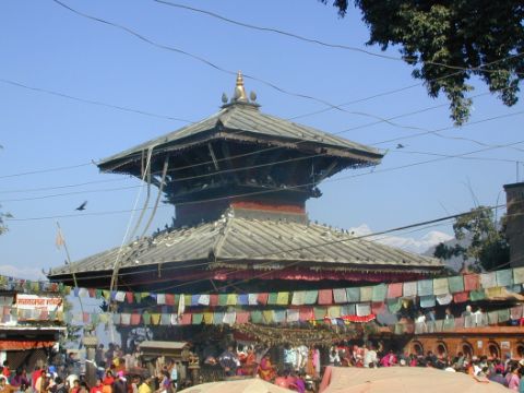 The temple at Manakamana