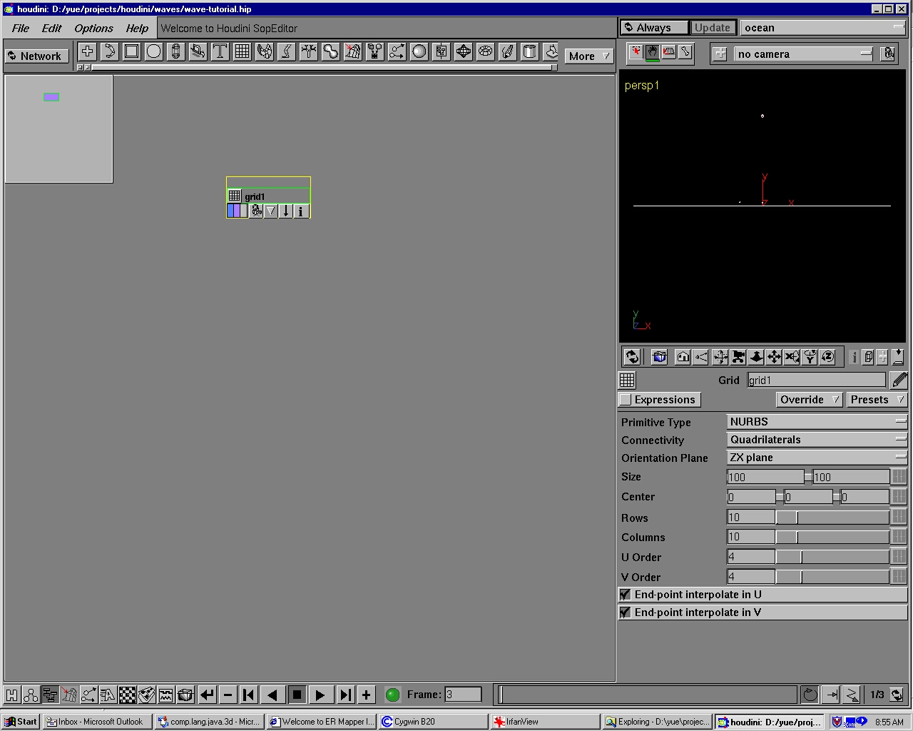 Creating Ocean Wave Scene with RenderMan Shader
