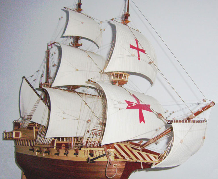English galleon “Golden Hind”