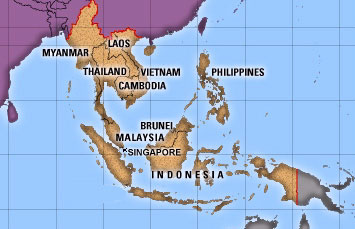 MAP SOUTH EAST ASIA