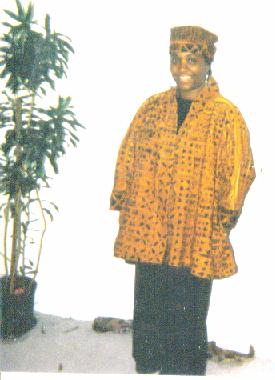 Fiber artist Nosha Namahoyta of Dayton showed her Afrikan artwork while ...