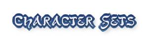 Character Sets