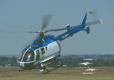 South African Police Service helicopter in action. These Pilots are ...