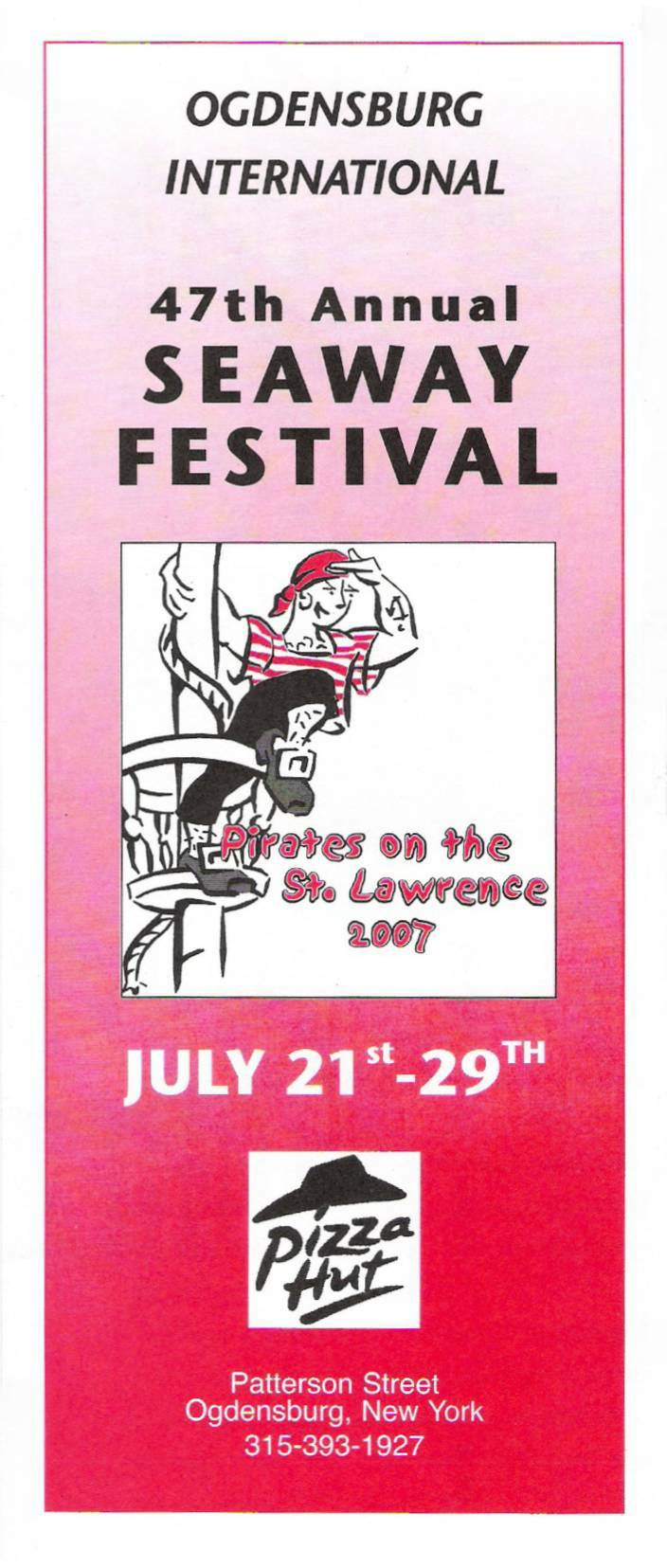 THE OGDENSBURG INTERNATIONAL SEAWAY FESTIVAL