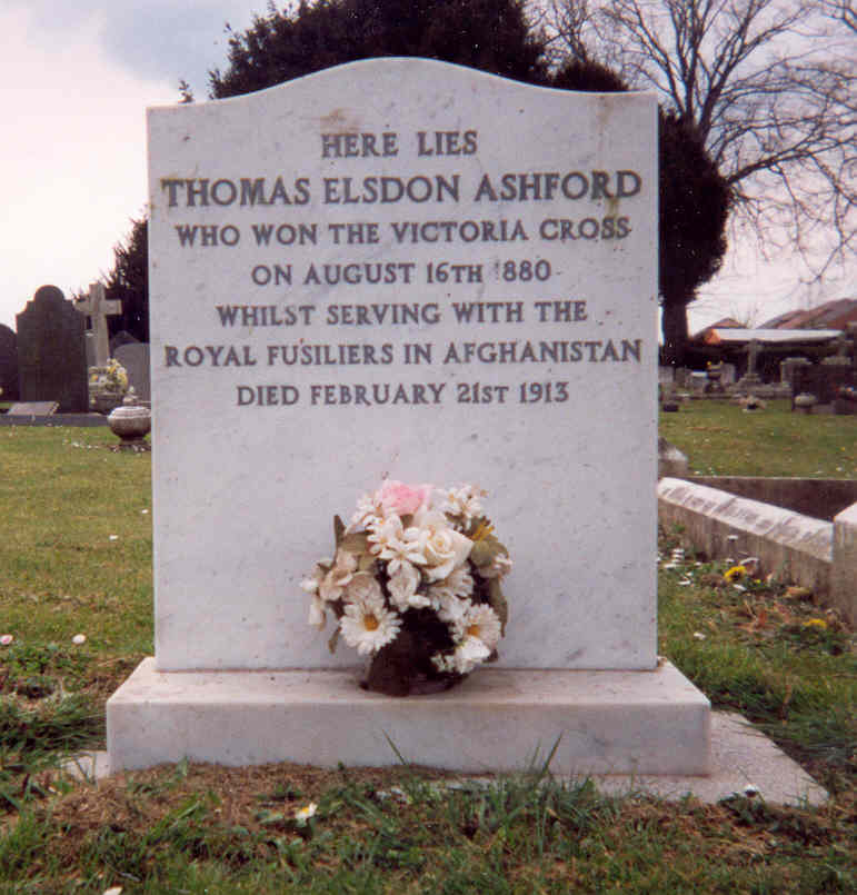 The grave of Thomas Ashford