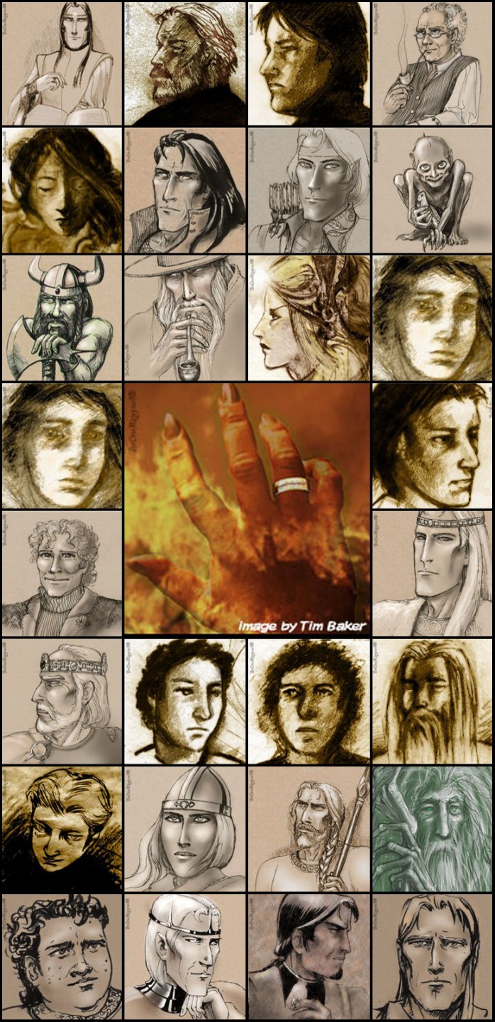 Characters from the Lord of the Rings books