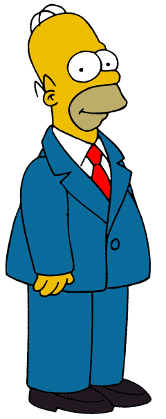Homer Simpson In A Tuxedo