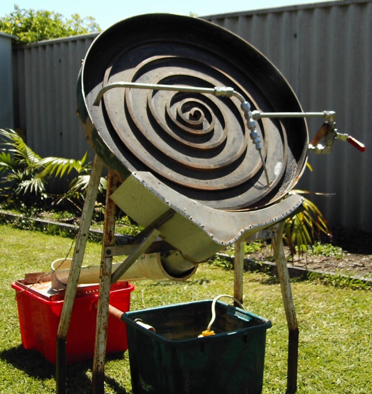 Sluicing to retrieve fine Gold