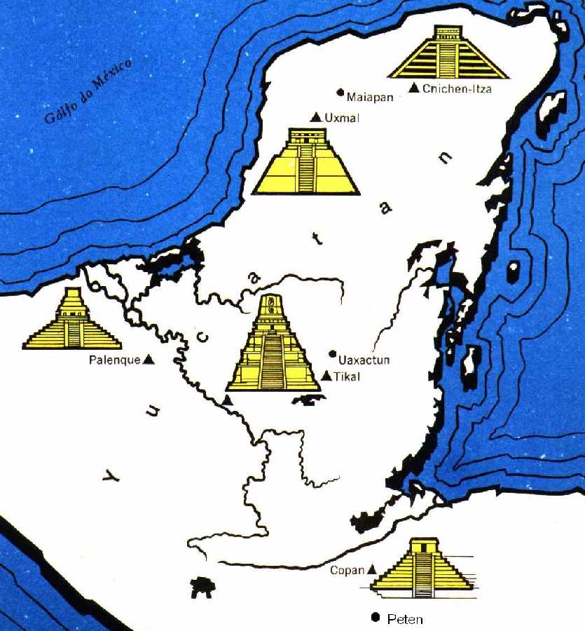 Mapa Do Territorio Tolteca