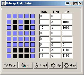 Donomark bitmap calculator