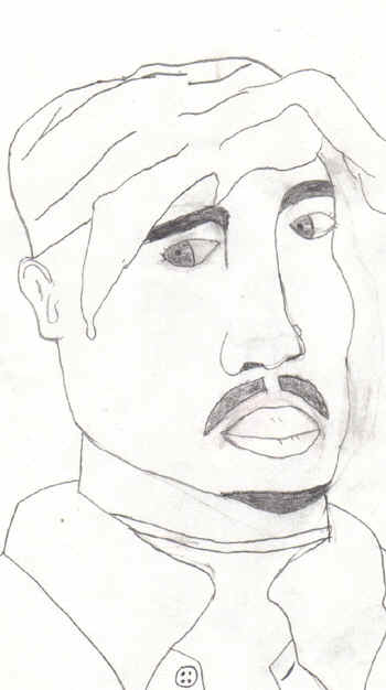 Celebrity Drawings 2 Pac