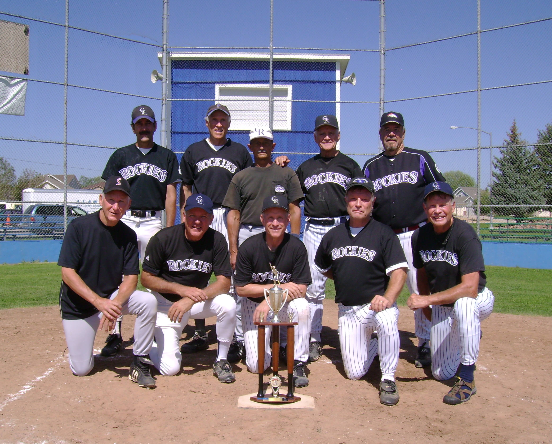 2009 DENVER OVER 60 BASEBALL LEAGUE
