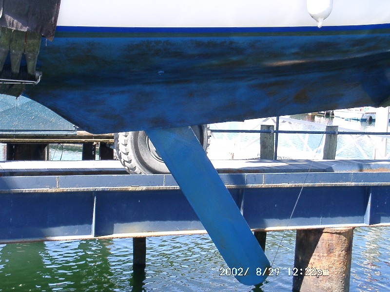 Hood 23' Shoal Draft Swing Keel Sloop Hull View