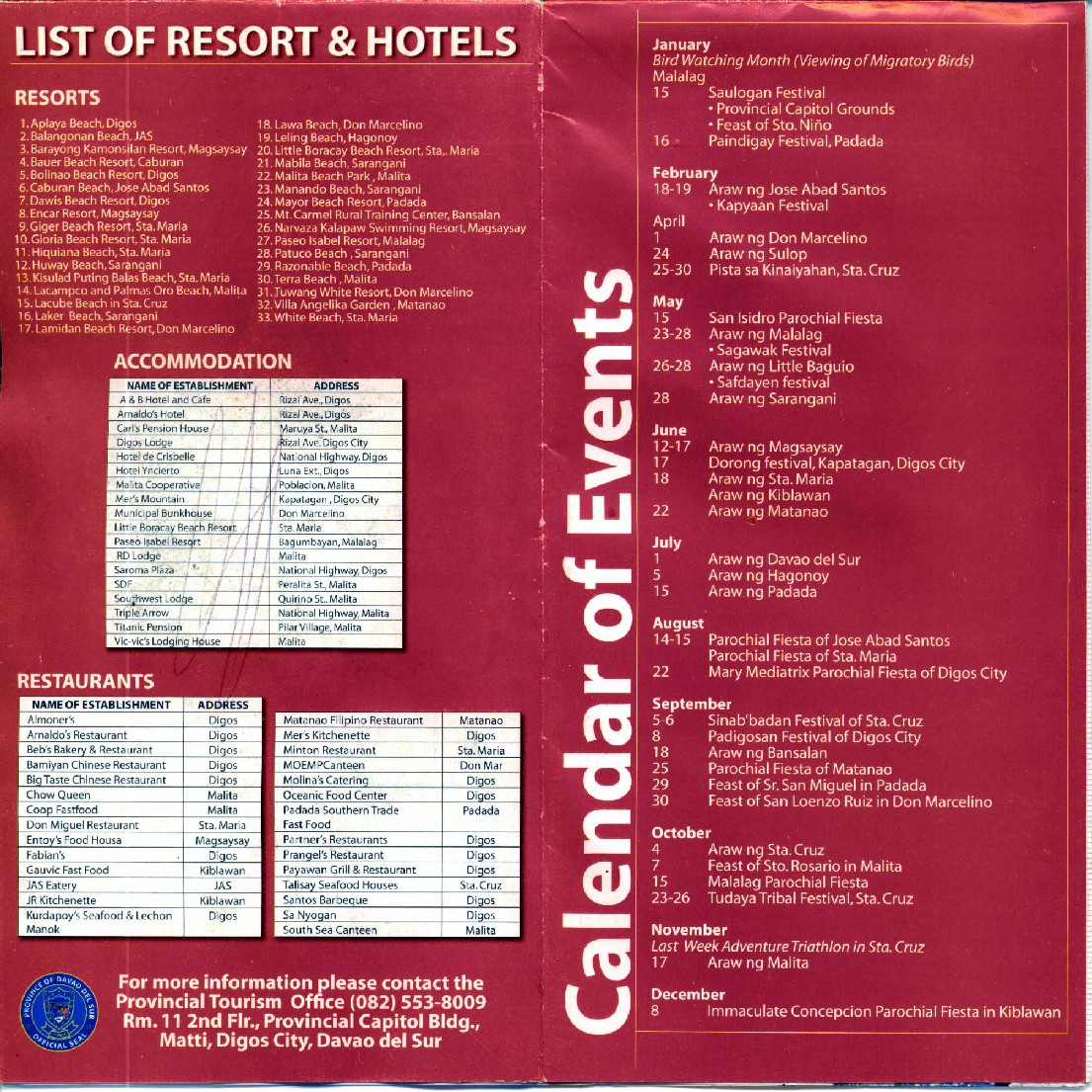 MUNICIPALITY OF PADADA