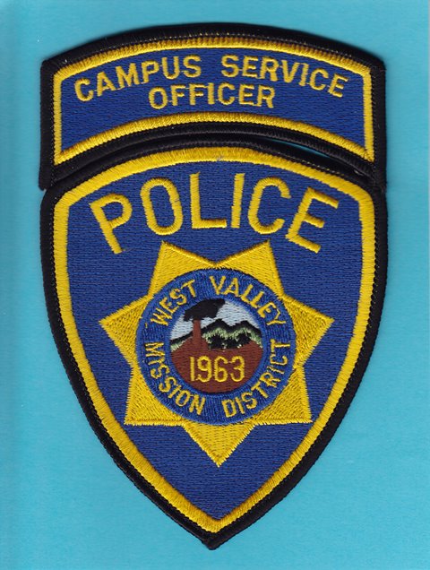 West Valley-Mission College District Police Patch History