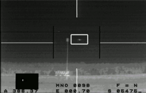 Passive ranging using image intensity and contrast measurements