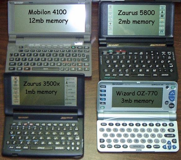 Marshall's Photos and Comments -- Old Zaurus Models