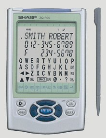 SHARP electronic organizers : BABOS SOFTWARE