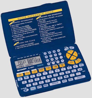 SHARP electronic organizers : BABOS SOFTWARE