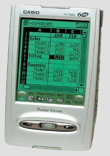 Casio PV-S660 Pocket Viewer : BABOS SOFTWARE