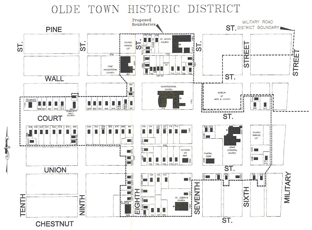 Map of Olde Town