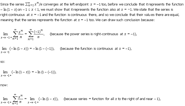 10.2 Derivatives And Integrals Of Power Series