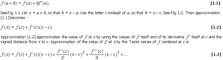 10.4 Applications Of Taylor Series