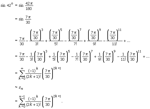 10.4 Applications Of Taylor Series