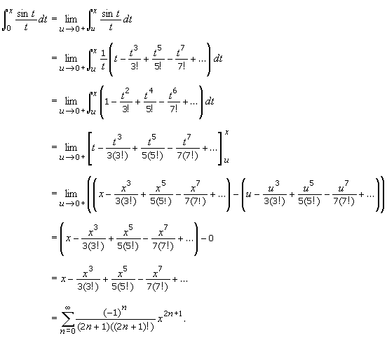 10.4 Applications Of Taylor Series