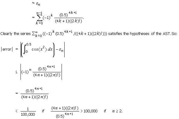 10.4 Applications Of Taylor Series
